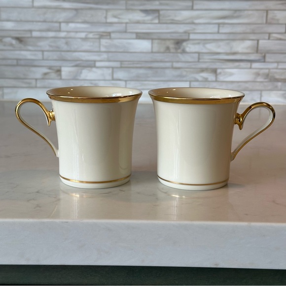 Lenox | Dining | Lenox Eternal Dimension Collection Coffee Mugs Cups ...